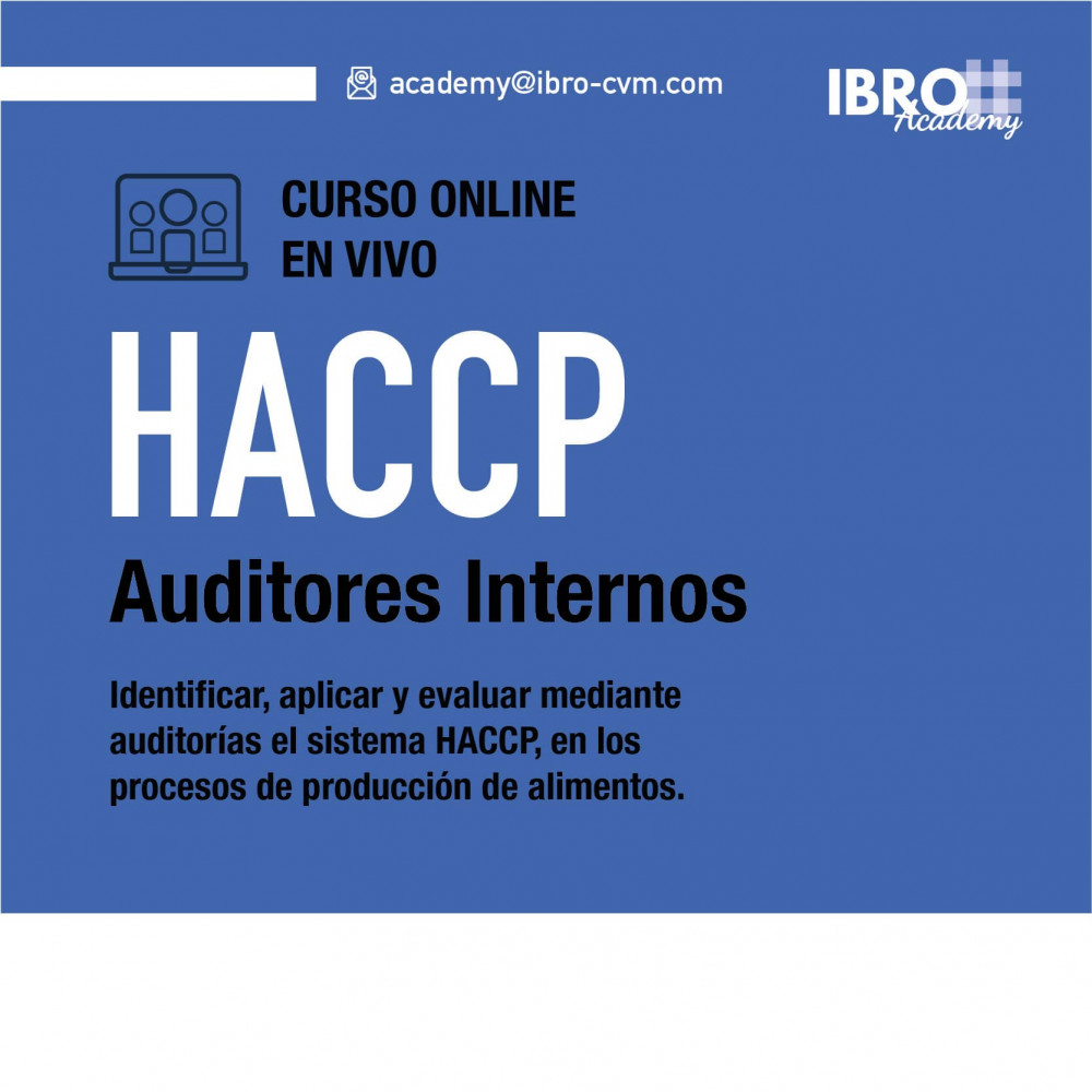 Formación de auditores internos en sistema HACCP